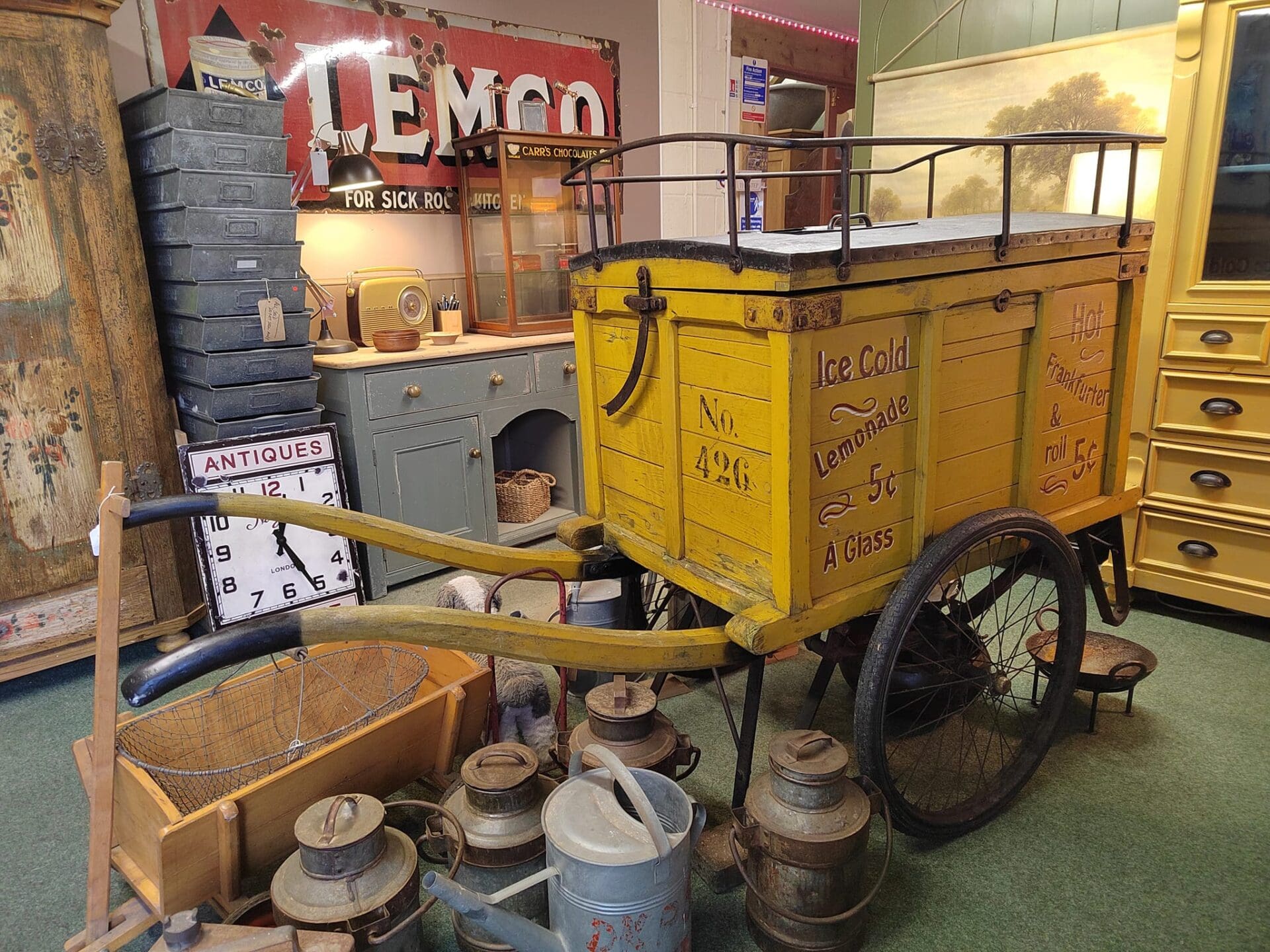 Victorian hand cart - Pond Cottage Antiques